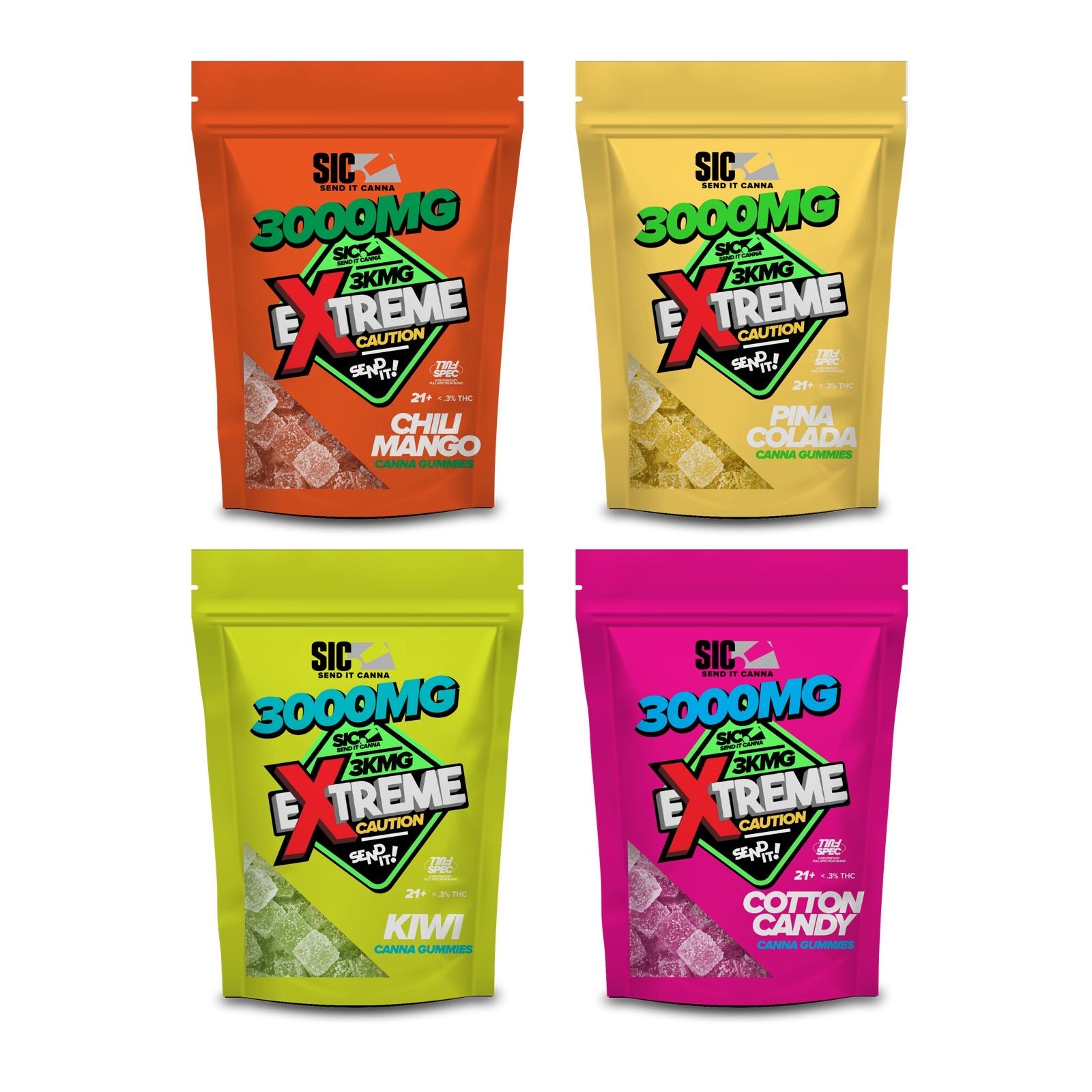 CUSTOM EXTREME BUNDLE PACK - 4 BAGS | SIC